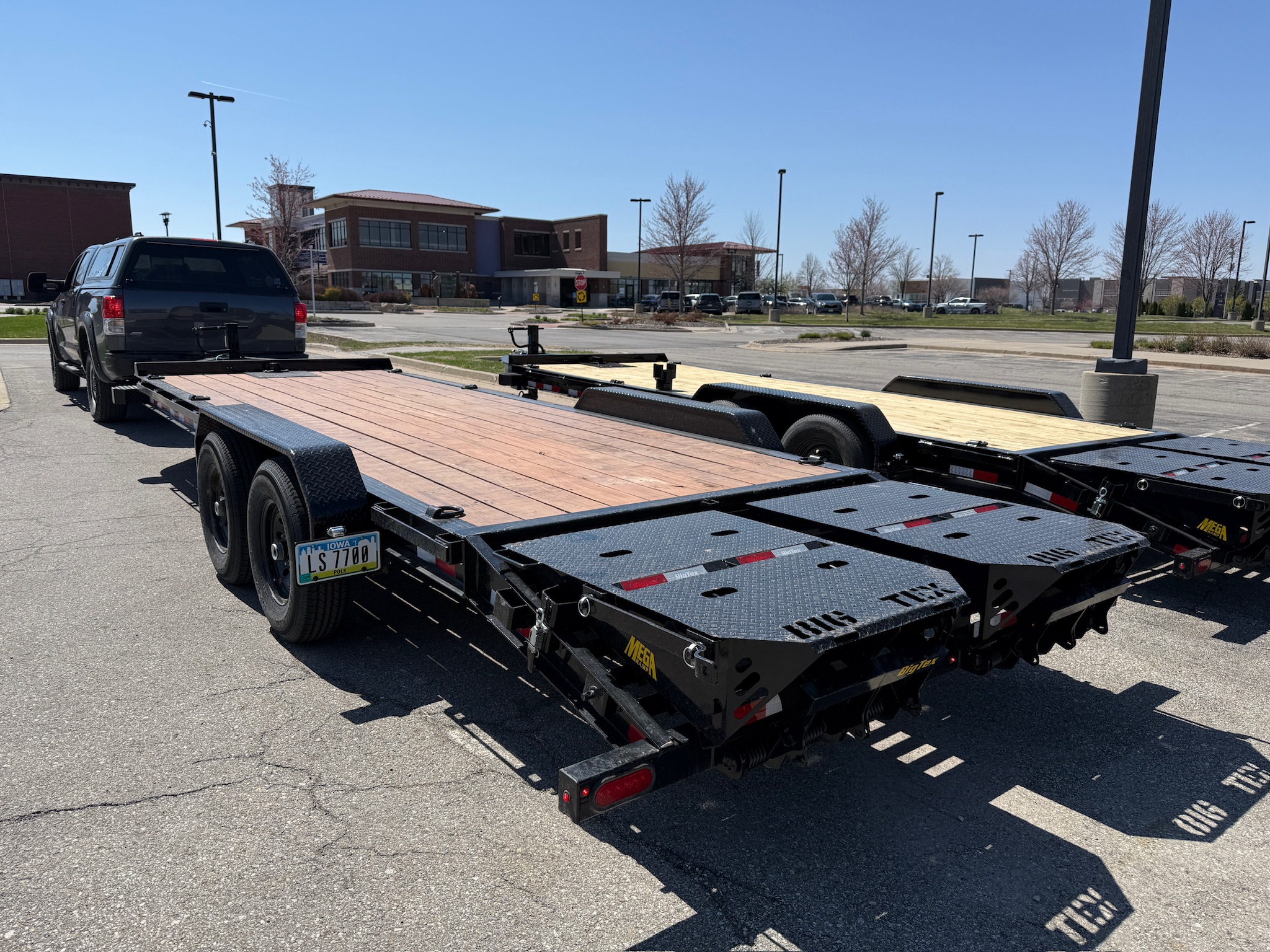 BigTex 14EH Flatbed Mega Ramps - BIGGS Trailer Rentals